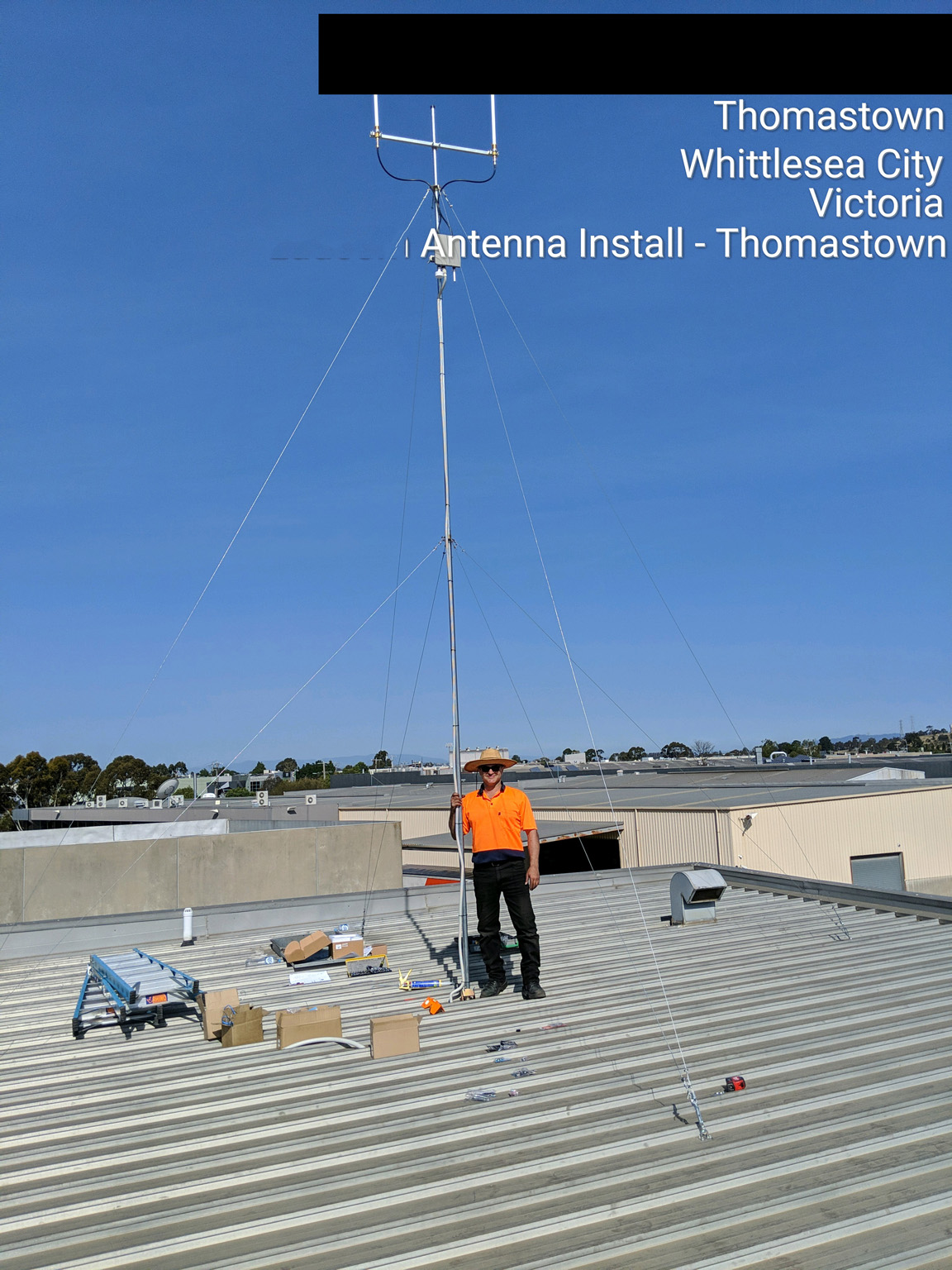 Communications Antenna Installation – Hard Wired Constructions
