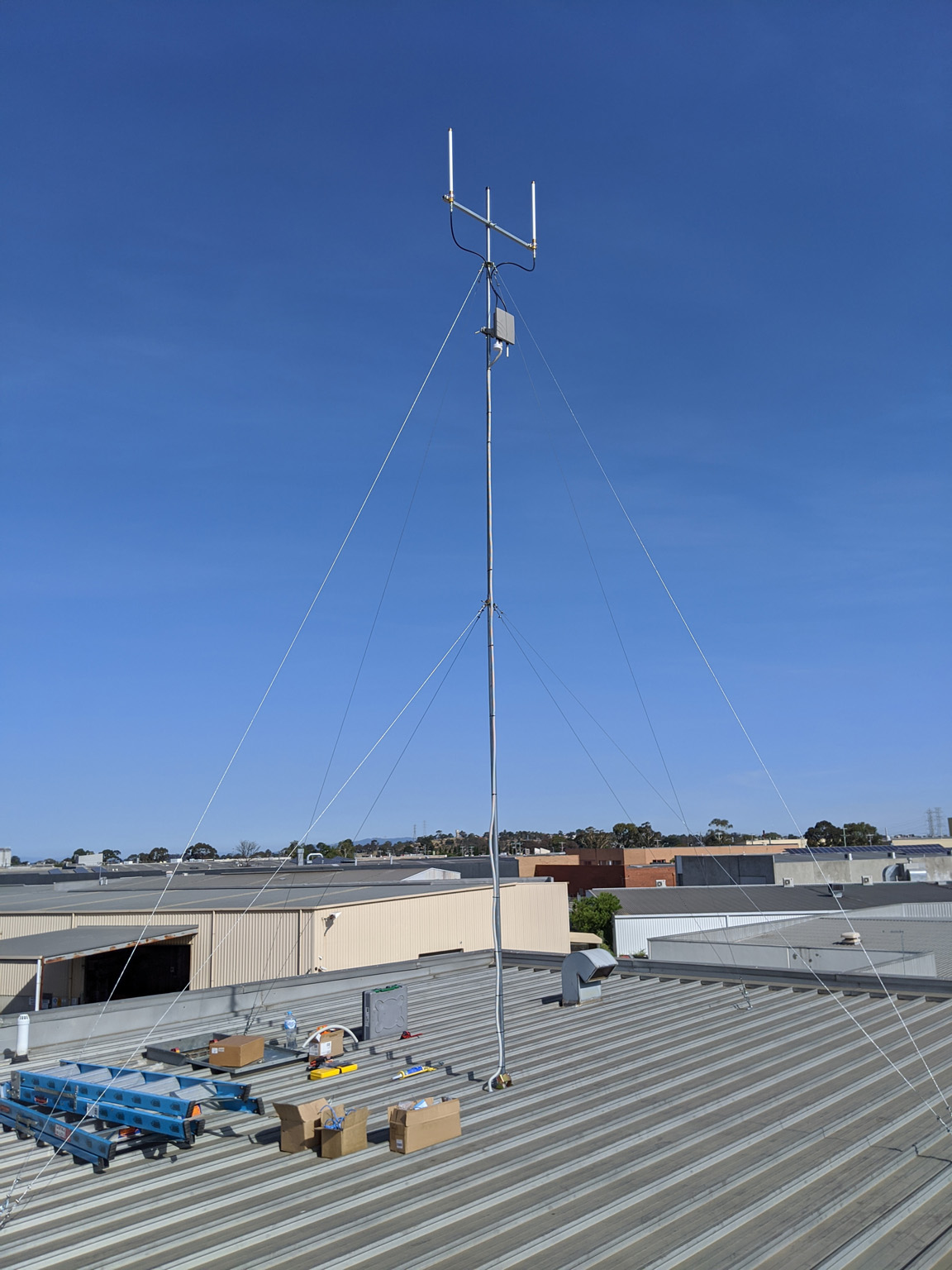 Communications Antenna Installation – Hard Wired Constructions